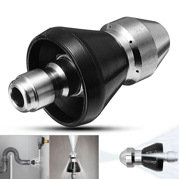 High Pressure Pipe Dredging Cleaning Nozzle Washer Sewer 6 Jet Nozzle ...