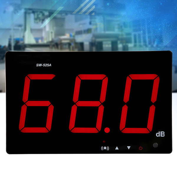 Decibel Meter Wall Hanging Type Sound Level Meter LCD Display Noise ...