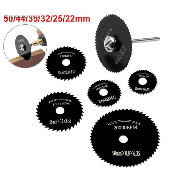 Rotary Drill Saw Blades 6PCS/7PCS, Cutting Wood Metal Blade Wheel ...