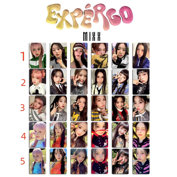 2022 New KPOP NMIXX Single Album expérgo Photocard LOMO Cards NMIXX ...