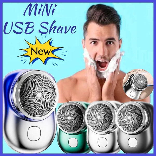 New Mini-shave Portable Electric Shaver USB Rechargeable Electric ...