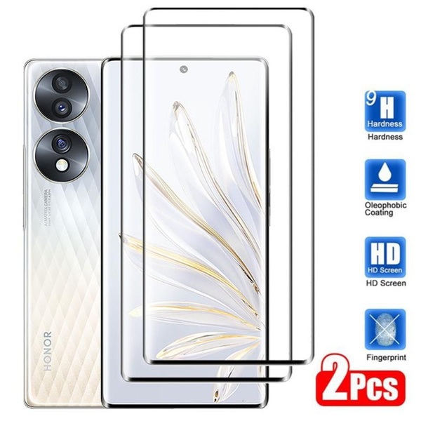 2Pcs 3D Curved Temperd Glass Screen Protector For Honor 90 70 Pro Magic 6 5 Lite X9A Huawei Mate ...