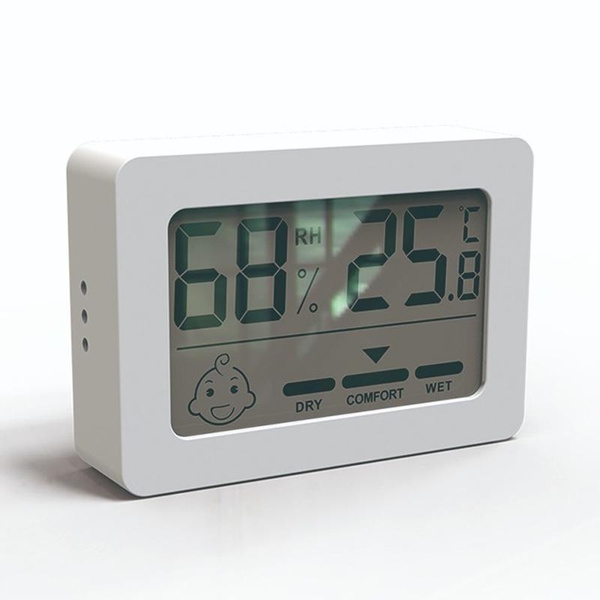LCD Digital Temperature & Humidity Meter Indoor Mini Thermometer ...