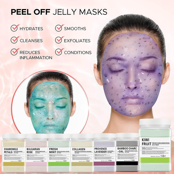 Jelly Mask Facial Skin Care for Instant Hydration Vegan Peel Off Face ...