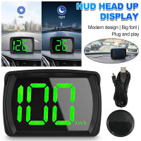 Car Digital GPS Satelite Speedometer KMH HUD Head Up Display Beidou ...