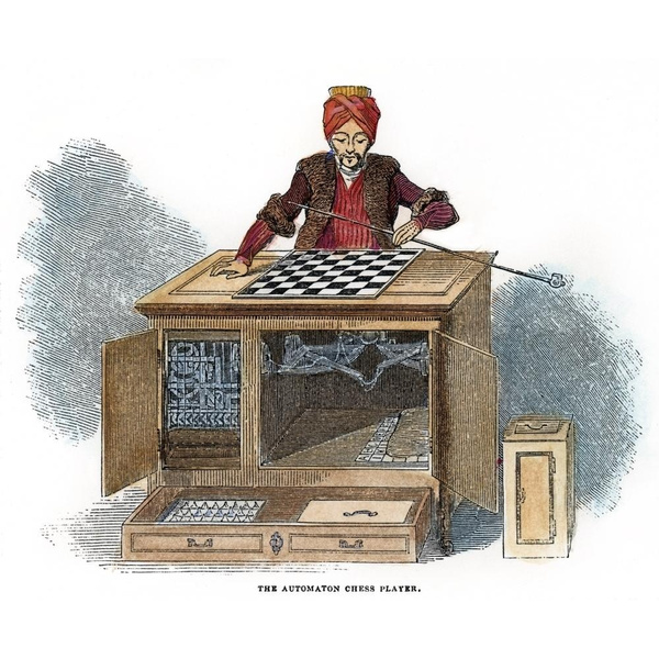 Chess: Automaton, 1845. /Nwolfgang Von Kempelen'S 'The Turk,' A Chess ...