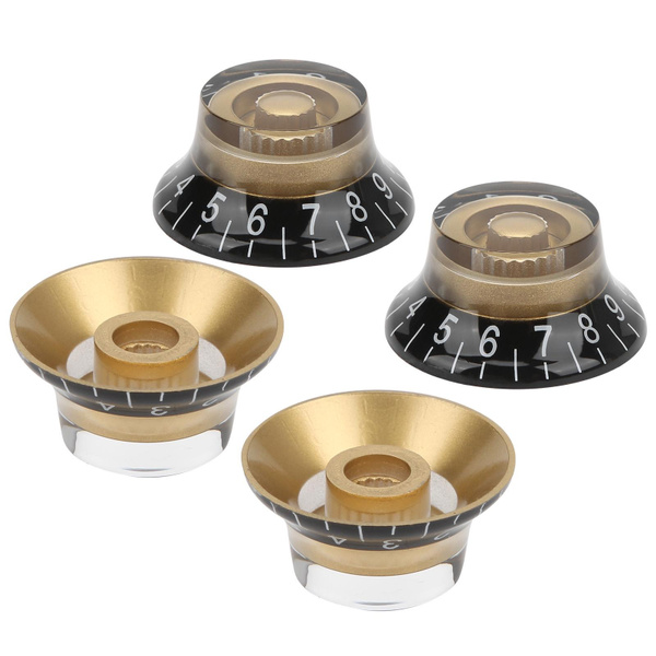 4Pcs Top Hat Knobs Electric Guitar Volume Control Potentiometer for EPI ...