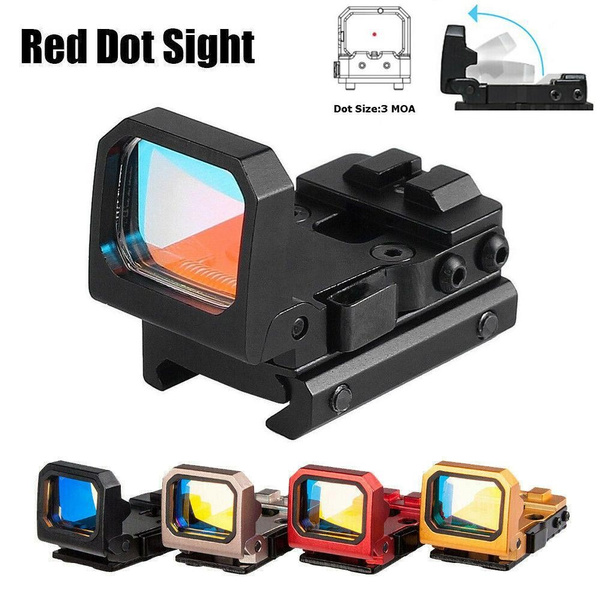 Tactical Flip Red Dot Sight Holographic Reflex Sight with mount for ...