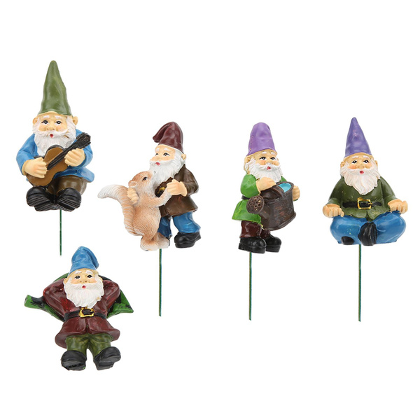 Funny Gnomes Decorations, Garden Gnomes Statues Colorful for Home Decor ...