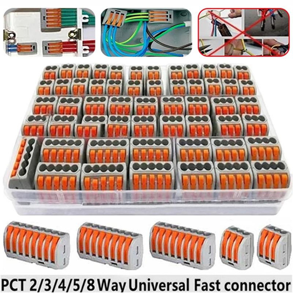 Mini Fast Cable Connector 2/3/4/5/8 Way Wire Connector Universal ...