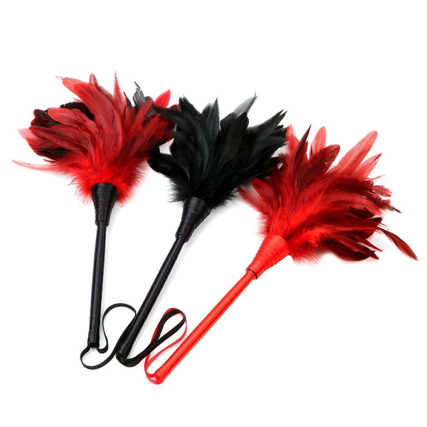 Erotic Feather Whip Adult Game Sex Toys Flirt Feather Spanking Fancy