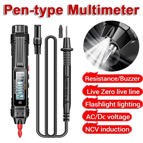 Digital Multimeter Voltage Pen Tester AC/DC Voltage Detector Test Probe ...