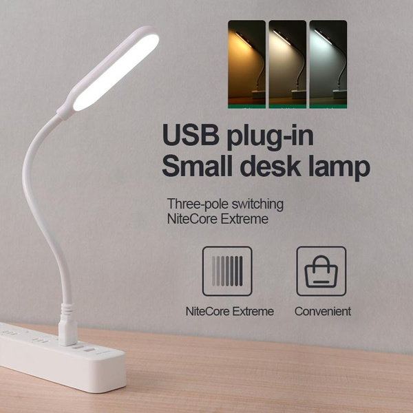 USB Mini Led Small Desk Lamp Dimmable USB Night Light Computer Portable ...