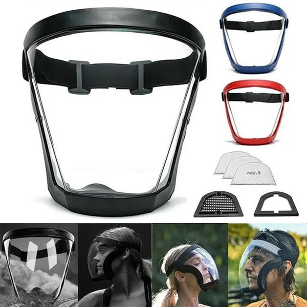 Protective Mask Anti-fog Anti Splash Full Face Protection Anti Droplet ...