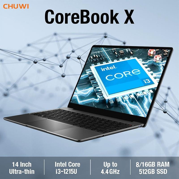 2023 Newest CHUWI CoreBook X 14" Laptop Intel Core i3-1215U 512GB SSD ...
