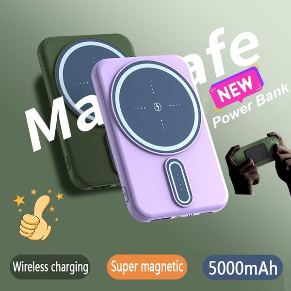 New Portable Magnetic Wireless Power Bank External Battery for IOS ...