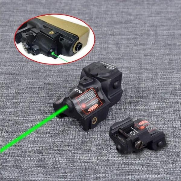 Tactical Green Laser Sight With Picatinny Rail Aiming Lazer Pointer USB ...