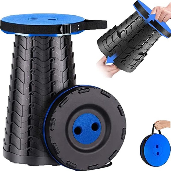 Portable Telescopic Stool Collapsible Retractable Folding Chair for ...