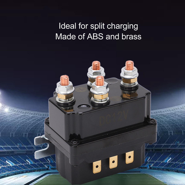 NEWEST Winch Relay 250A Integrated Waterproof ABS Brass Electric Winch ...