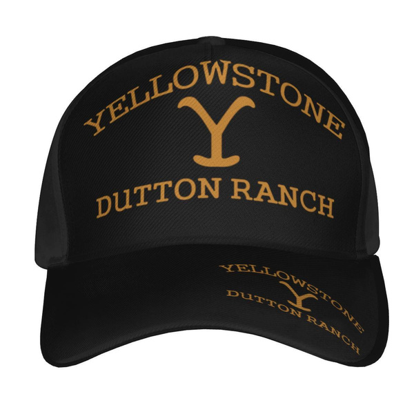 Yellowstone Dutton Ranch Logo Cap Custom Pattern Baseball Cap ...
