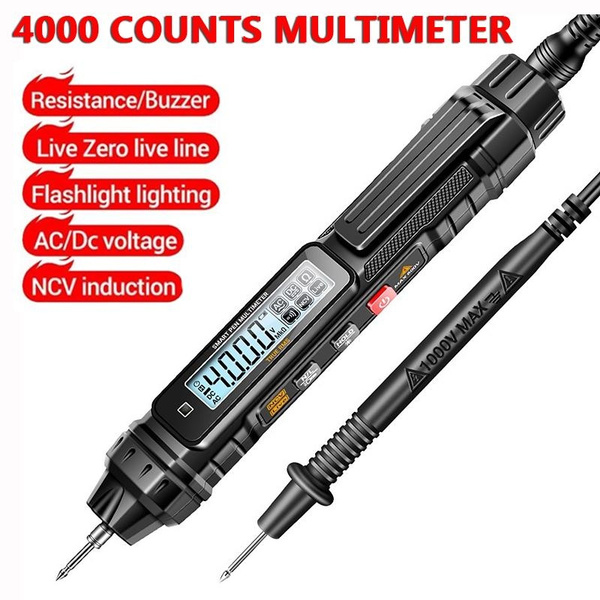4000 Counts Non-contact Smart Multimeter Pen Type Multimeter Digital ...