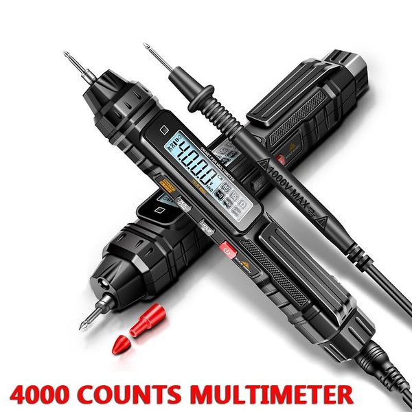 4000 Counts Digital Multimeter Pen Type Tester Multitester AC/DC ...