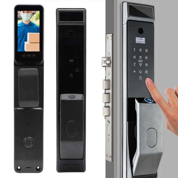 Smart Wifi Door Lock 3D Face Recognition Fingerprint Card Password ...