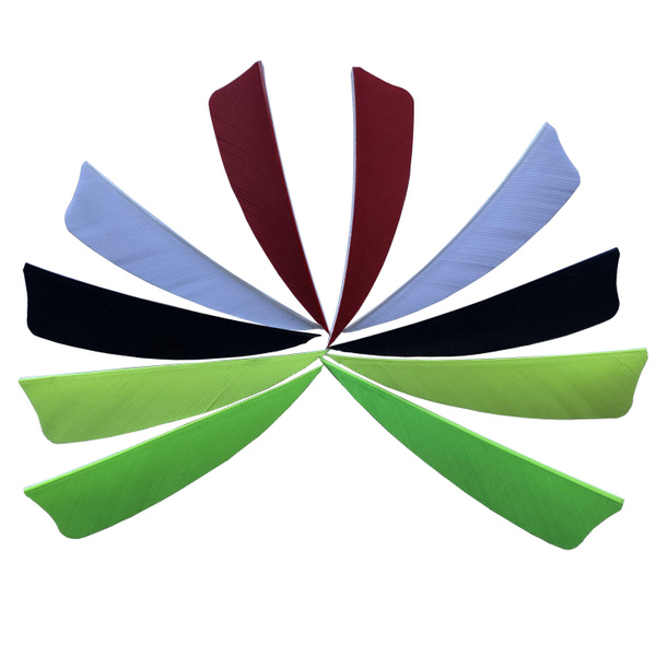 ONTFIHS 50PCS 3inch Shield Archery Fletches Fletching Arrow Feathers RW ...