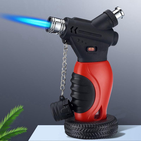 Creative Windproof Cigarette Lighter Metal Gas Lighter Spray Gun ...
