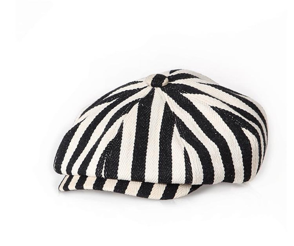 Newsboy Hats for Women Classic Striped Gatsby Ivy Hat Female Girls ...