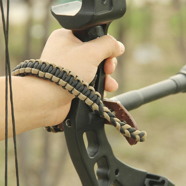 Knitted Wrist Bow Sling Archery Bow Wrist Sling Cord Rope Hunting for ...