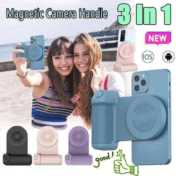 New 3 in 1 Portable Magnetic Camera Handle Charging Multifunctional ...