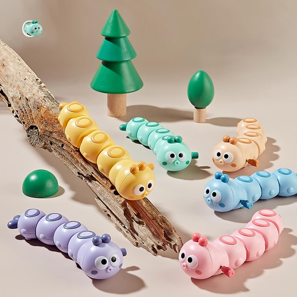 Funny Clockwork Caterpillar, Wind Up Caterpillar Swing Toy, Prizes ...