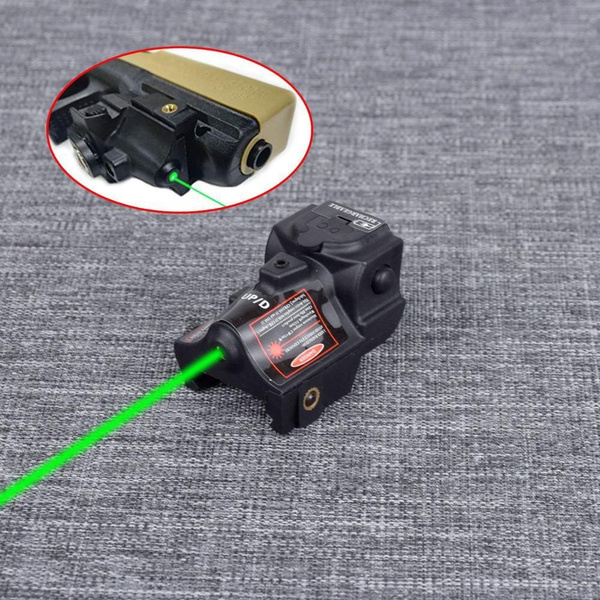 Tactical Green Laser Sight With Picatinny Rail Aiming Lazer Pointer USB ...