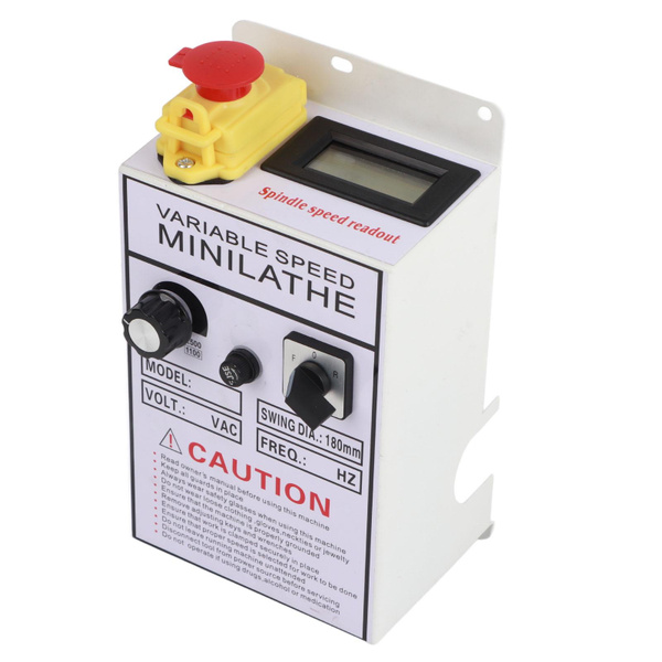 Lathe Control Box Good Match Lathes Controller Ac 220v Steel Shell Cj0618 For 0618‑3b 0618 7x12