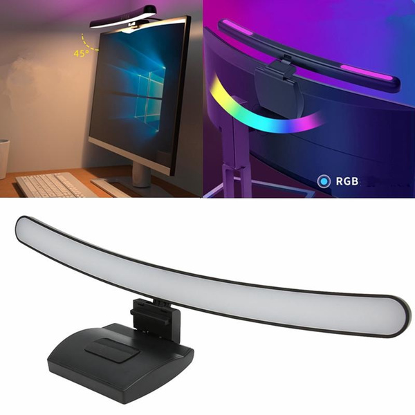 Curved Monitor Light Bar for Curved Monitor,Computer Monitor Lamp 5V 1A ...