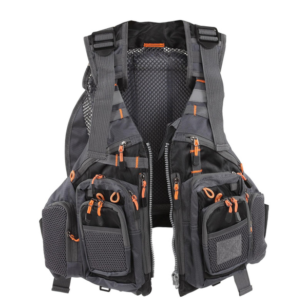 Fishing Vest Backpack Shoulder Straps And Belt Black Average Size For ...