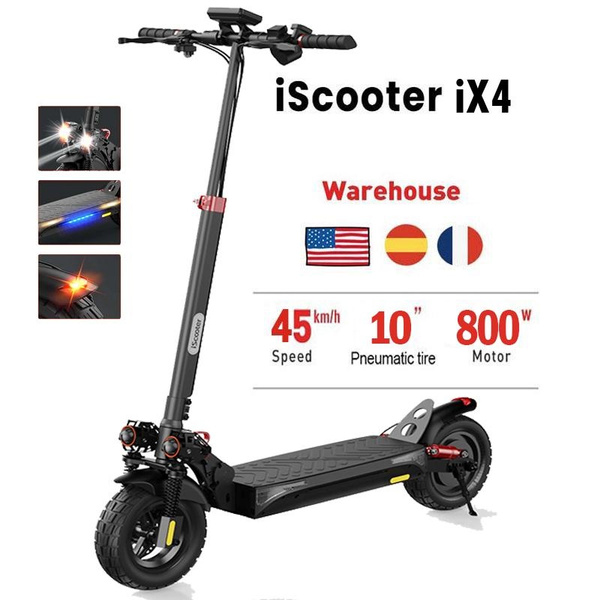 iScooter iX4 Powerful Electric Scooter 10inch Anti-skid Off Road ...