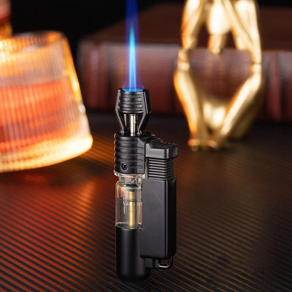 Creative Elbow Straight Head Metal Clear Air Window Windproof Lighter ...