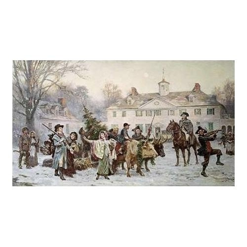 Mount Vernon Yule Log Poster Print by Jean Leon Gerome Ferris - Item ...