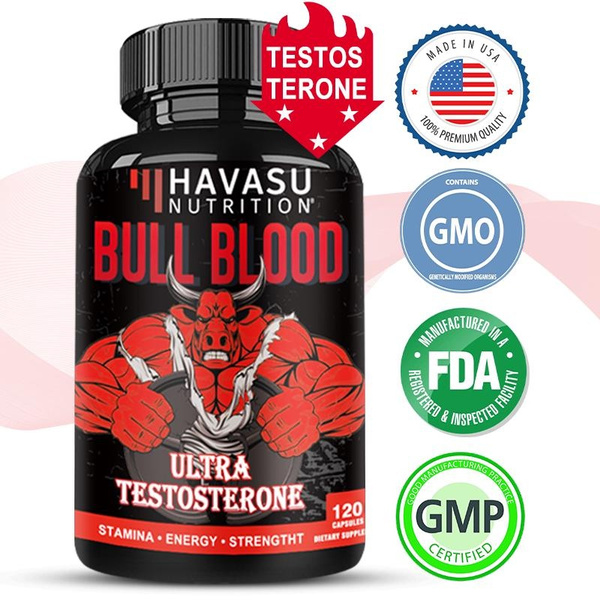 Bull Blood Capsules [9 Active Ingredients] - Helps Increase Muscle Size ...