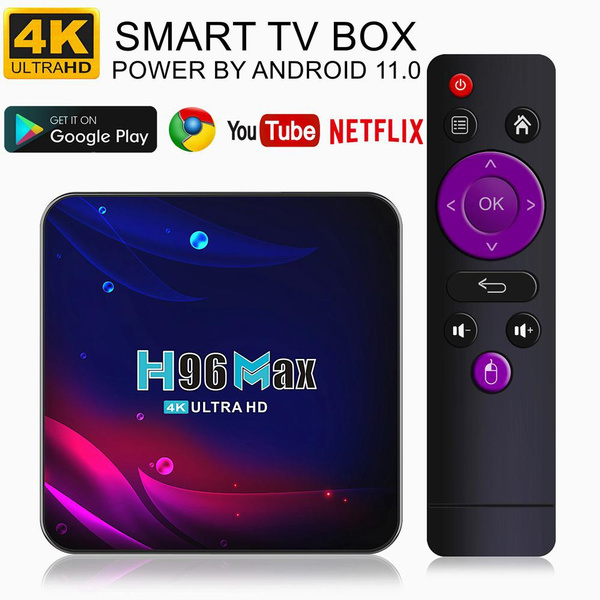 Power by Android 11.0 4K Android TV BOX 5G WIFI Smart TV BOX RK3318 ...