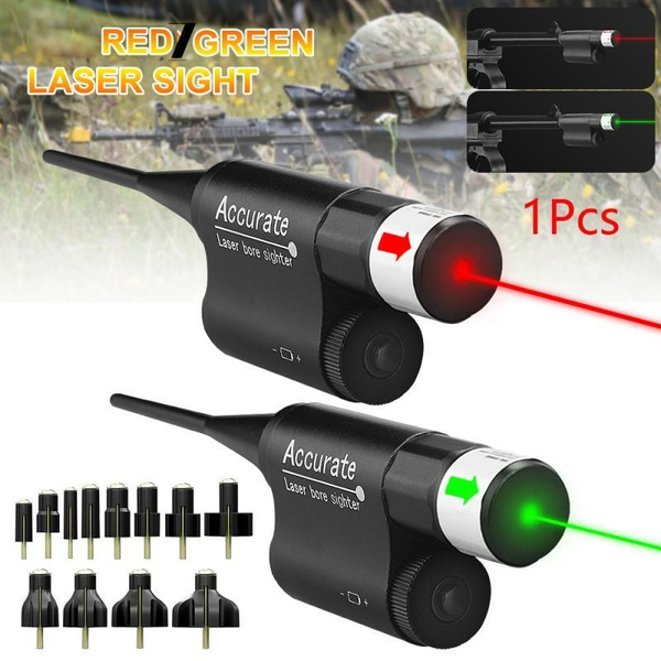 1 Pcs Red/Green Laser Dot Bore Sighter Kits For 177 To 12GA Multi ...