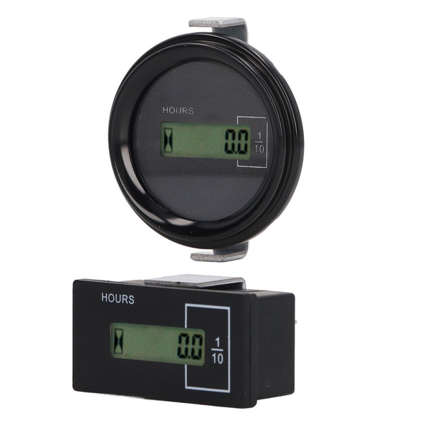 Excavator Timer Data Storage 0.01H Accuracy Hour Meter Remote Control 0‑99999.9H Gasoline ...