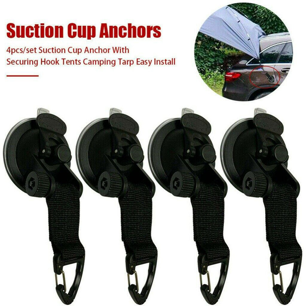 Suction Cup Hooks, Securing Hook,Camping Tarp Accessory,Tarp Hooks with ...