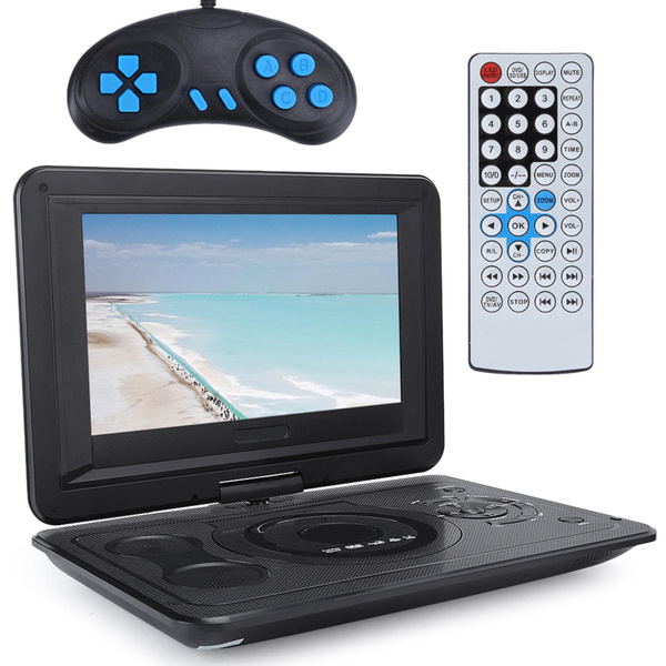 16：9 Widescreen 13.9 Inch DVD Player, Portable EVD Player 270 Degrees ...