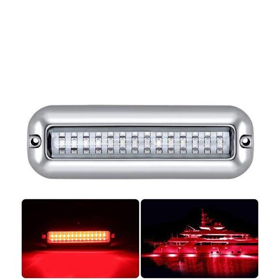 1PC 42 LED Boat Lights, Waterproof IP68 Stainless Steel Underwater ...