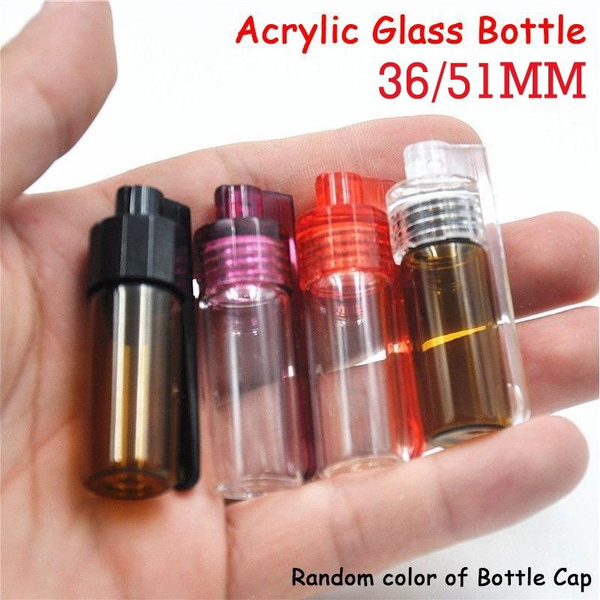 Glass Bottle Acrylic Plastic Pill Snuff Snorter Snuff Snorter Glass ...