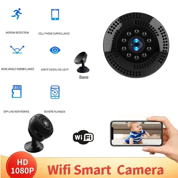 Mini 1080P Full HD MC65 Mini Camera Night Version WiFi Camera Wireless ...