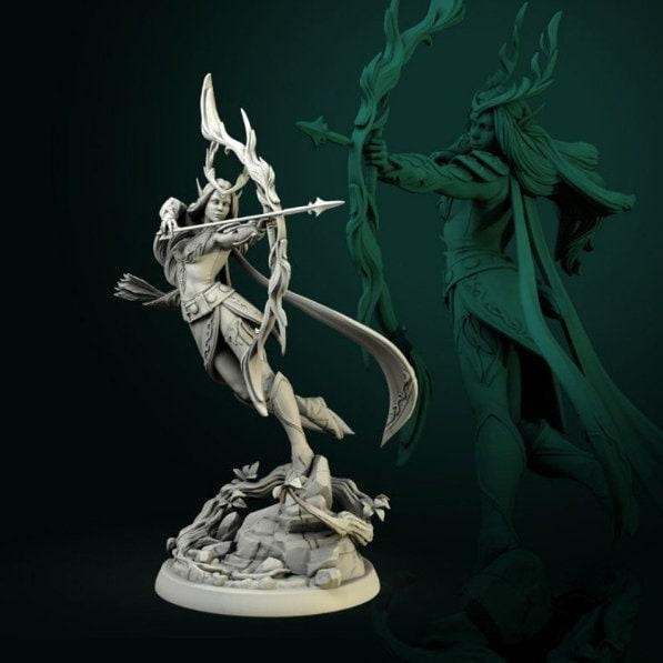 Elven Queen Niel,Role Playing Games,Resin Miniature,DnD Tabletop Gaming ...